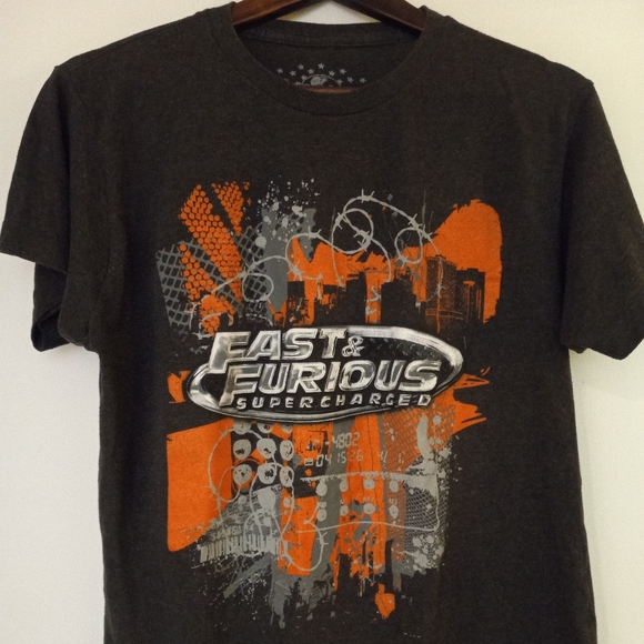 Universal | Shirts | Universal Studios Fast Furious Supercharged Tshirt ...